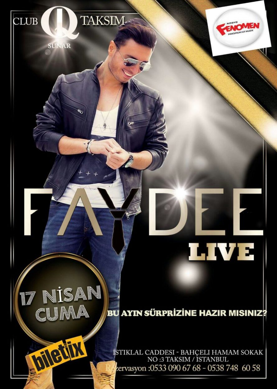 Faydee | CLUB IQ TAKSİM